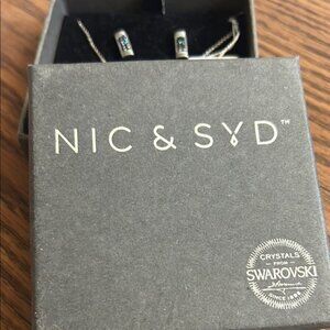 nic & syd | Jewelry | Nwt Nic Syd Swarovski Crystal Necklace Earrings ...